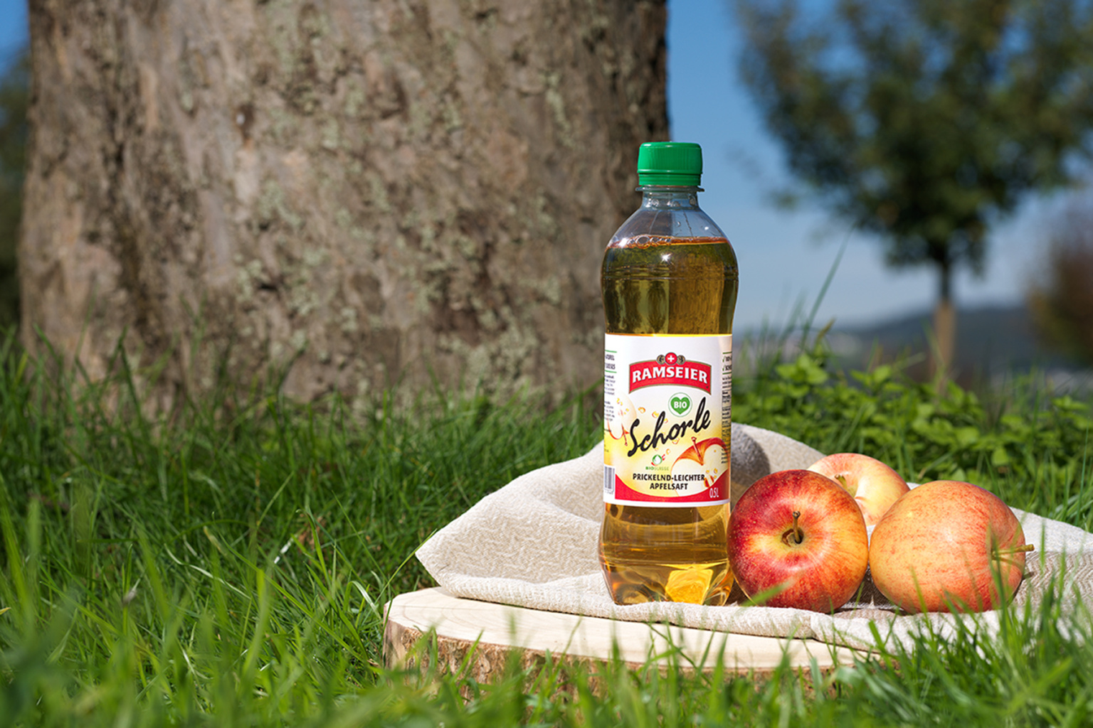 RAMSEIER Bio Apfelschorle – 100% Bio | RAMSEIER