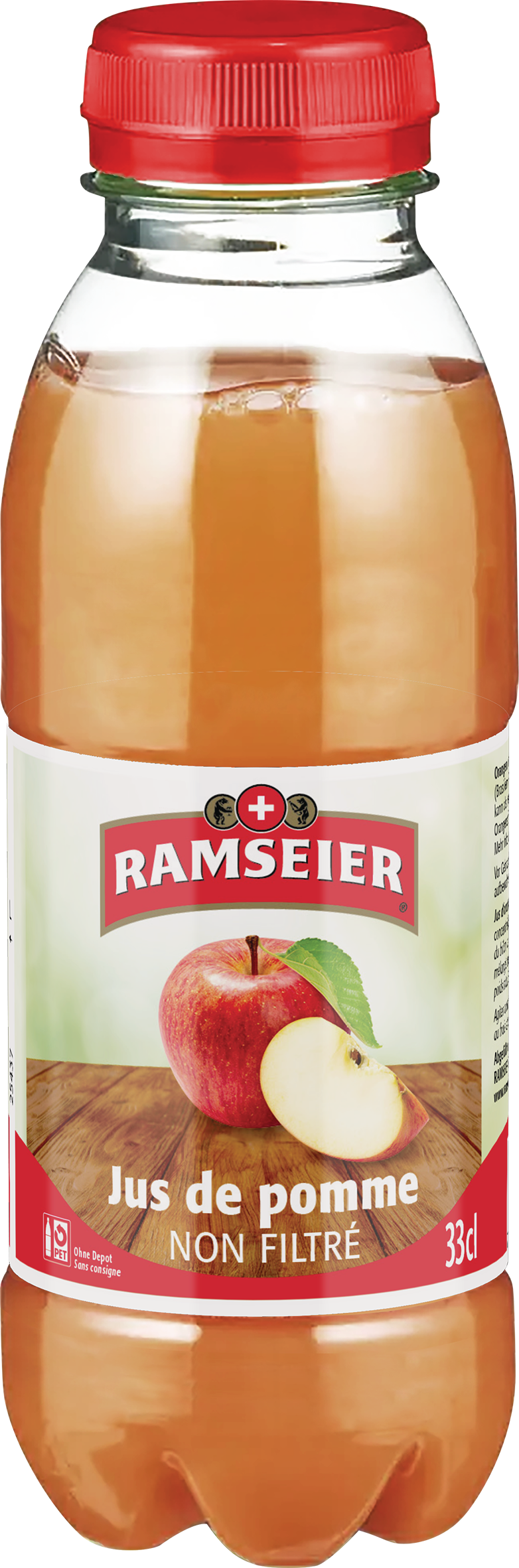 RAMSEIER jus de pomme non filtré – 100 % naturel | RAMSEIER